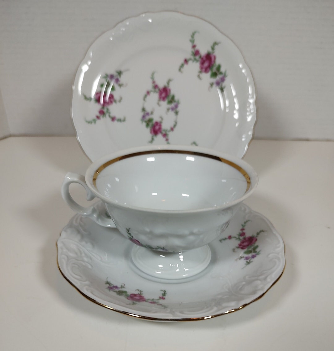 Wawel. Made in Poland. Pattern: Rose Garden. Various Pieces. - Etsy