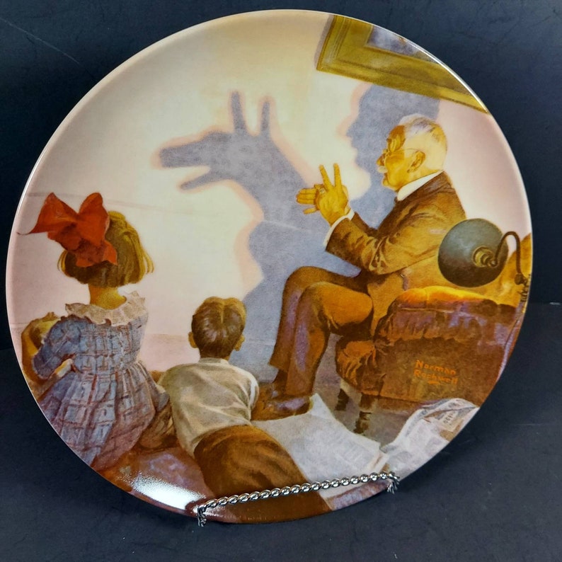 Norman Rockwell Heritage Collection Decorative Plates. Edwin M. Knowles ...