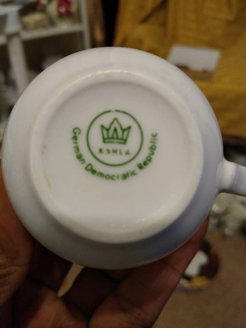 Kahla German Democratic Republic Child's Tea Cup and Saucer. Setting for 3. - Etsy