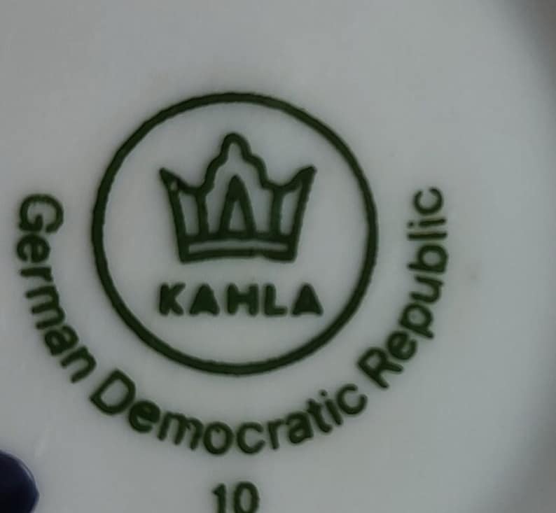 Kahla German Democratic Republic. Pattern: KHL21 (gold Trim). 3-piece Tea Set. - Etsy