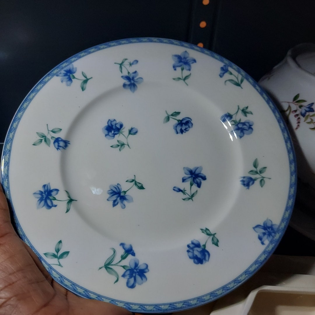 Mikasa Ultima Super Strong Fine China. Pattern: HK 243 Blue Medley - Etsy