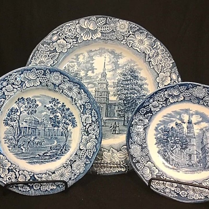 Liberty Blue Plate - Etsy