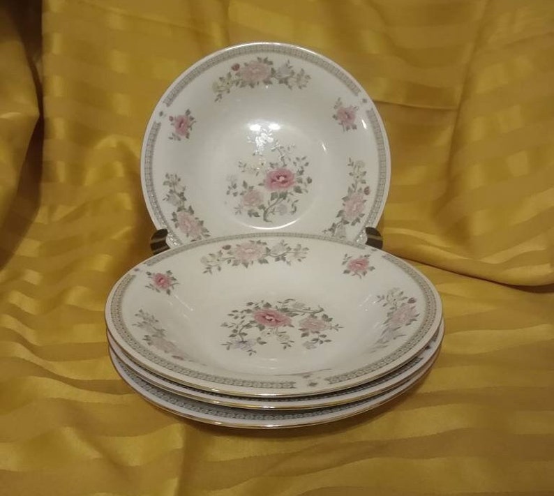 Trisa Fine China. Pattern: 1560. Red Roses, Green Trim. Various Pieces ...