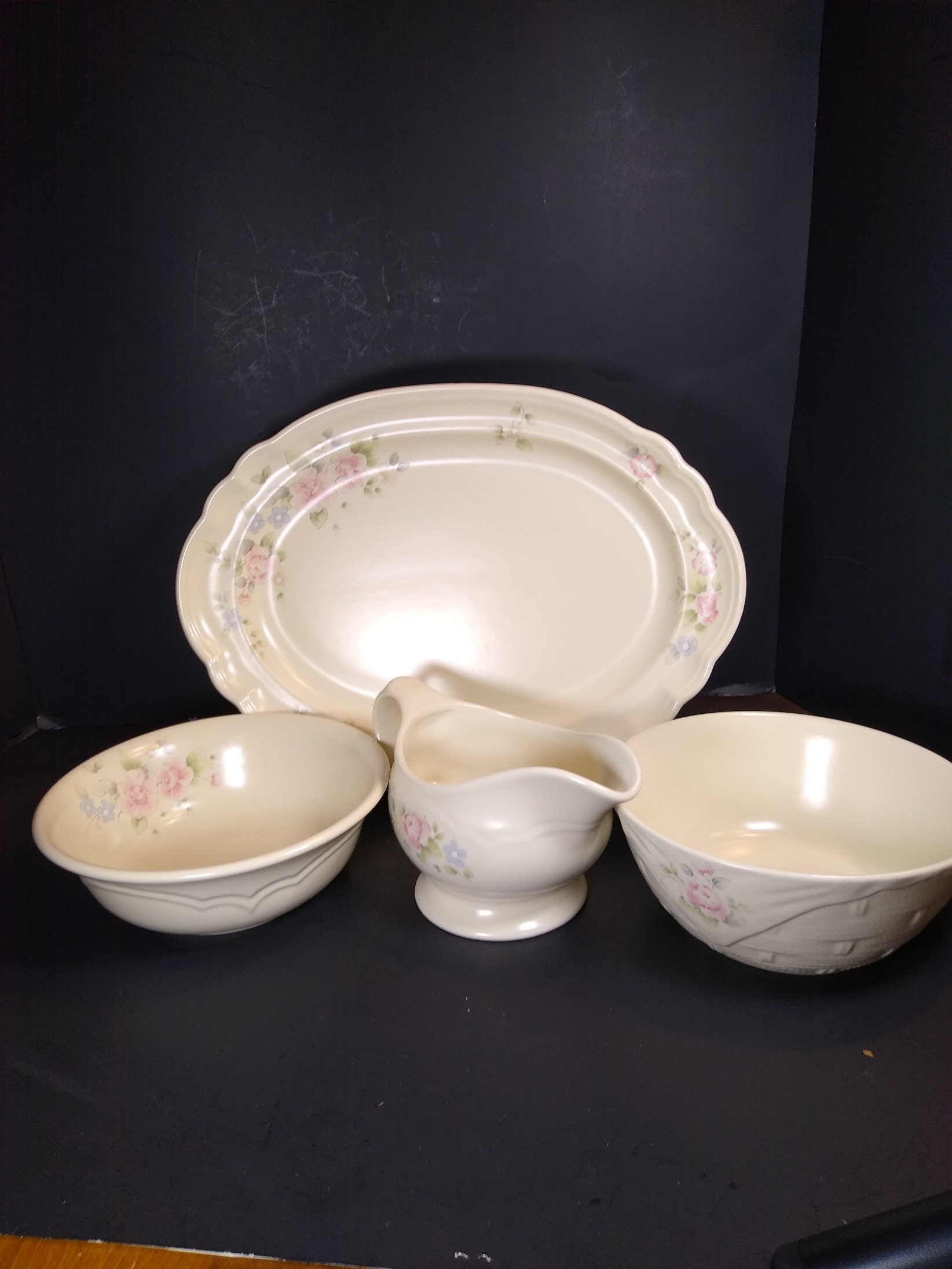 Pfaltzgraff Tea Rose. Various Dinnerware and Serving Pieces. - Etsy
