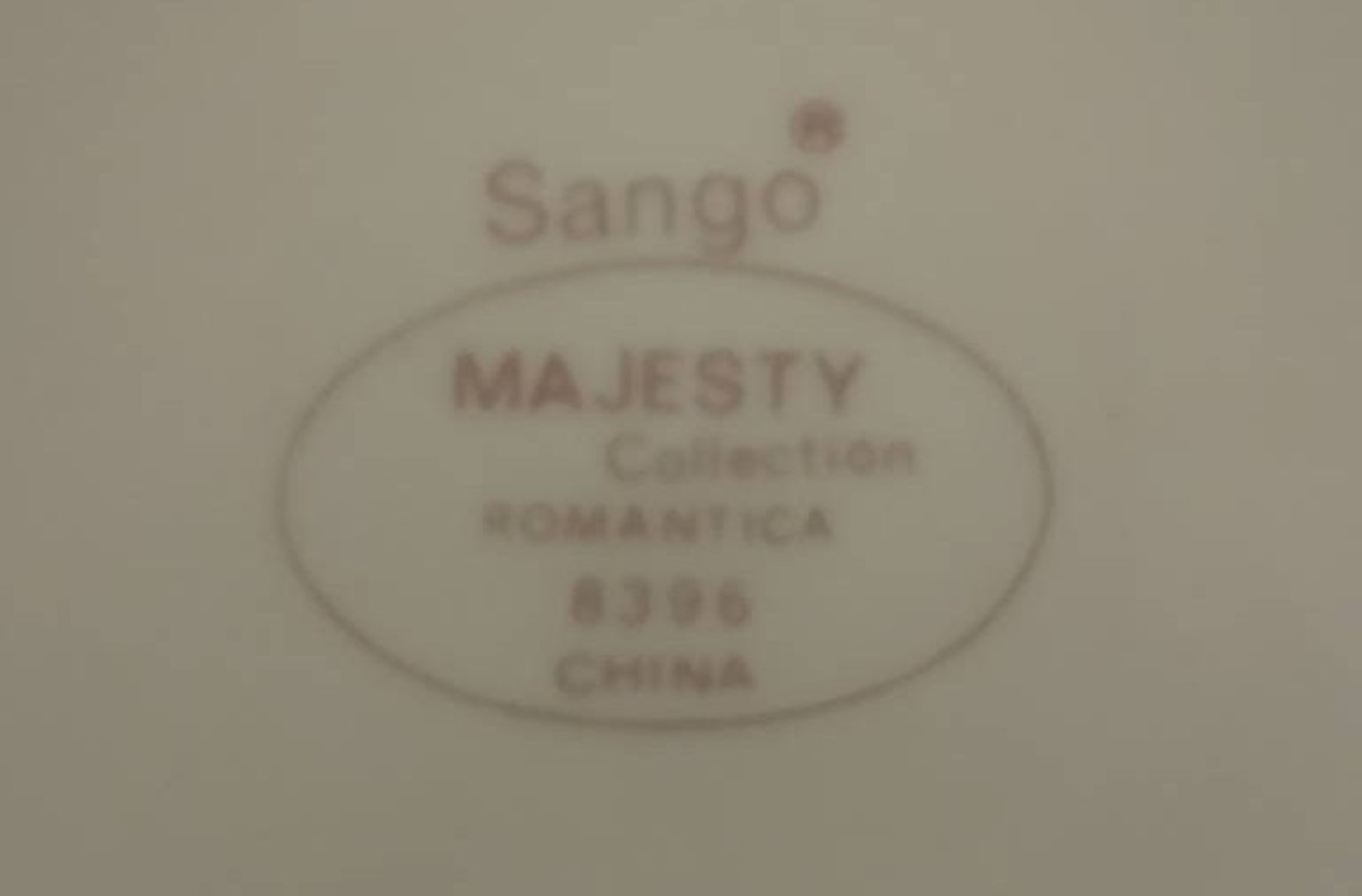 Sango Majestic Collection. Pattern: Romantica 8396. - Etsy