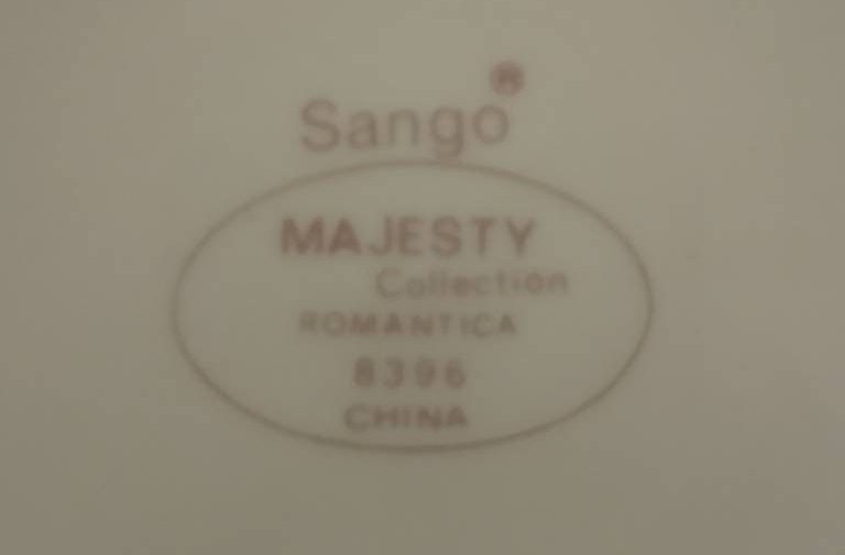 Sango Majestic Collection. Pattern: Romantica 8396. - Etsy