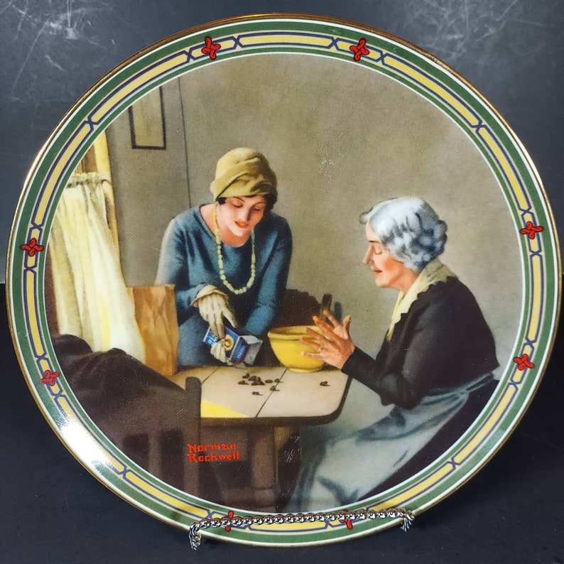 Norman Rockwell American Dream Collection Decorative Plates. Edwin M ...