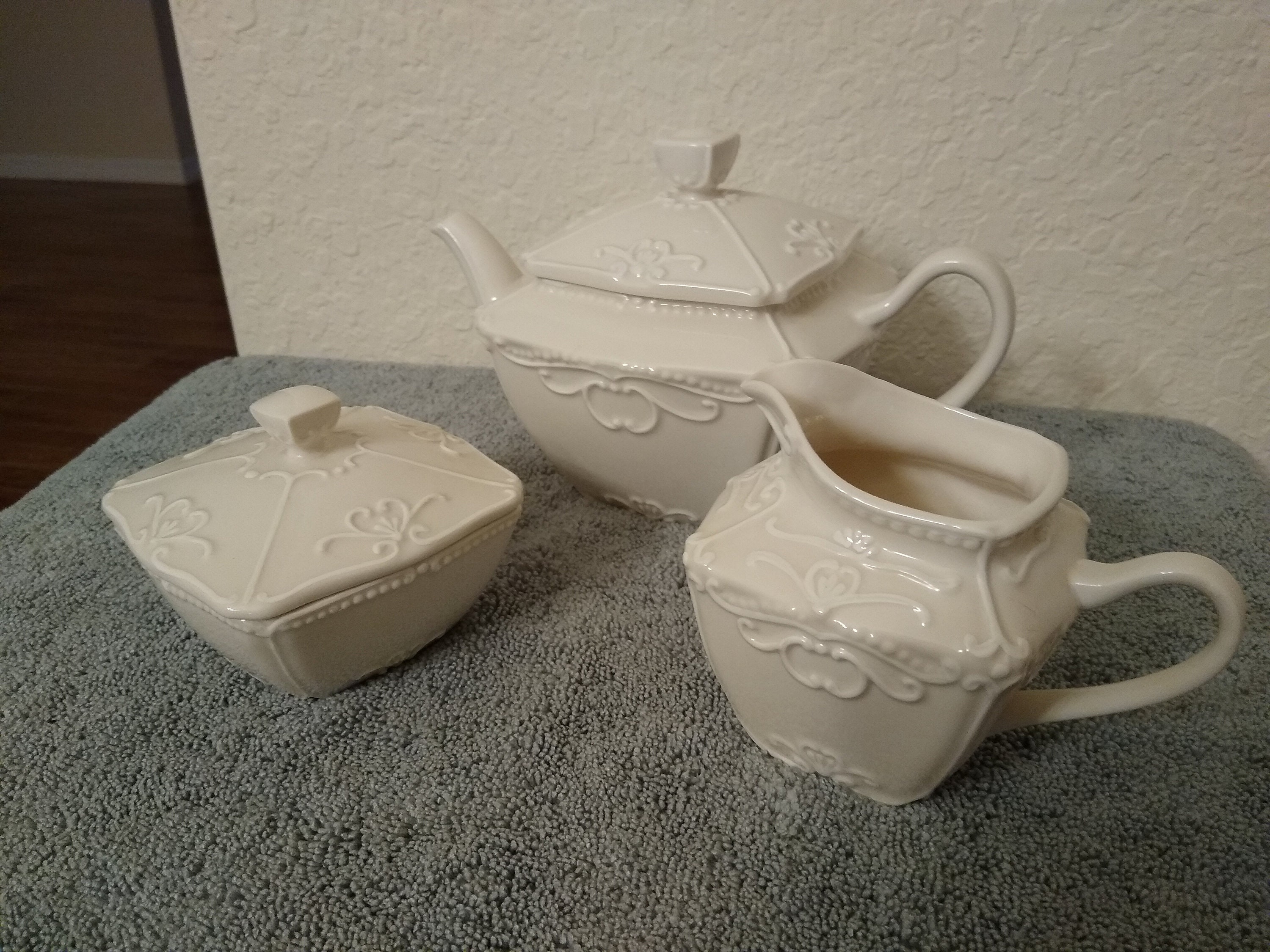 Paris Royal China Chantilly Tea Set - Etsy