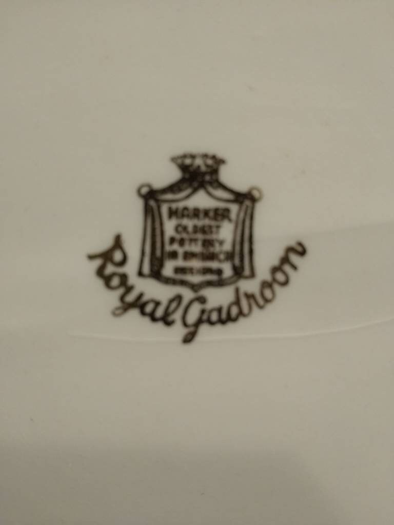 Harker Pottery Royal Gadroon. Pattern: Magnolia. - Etsy