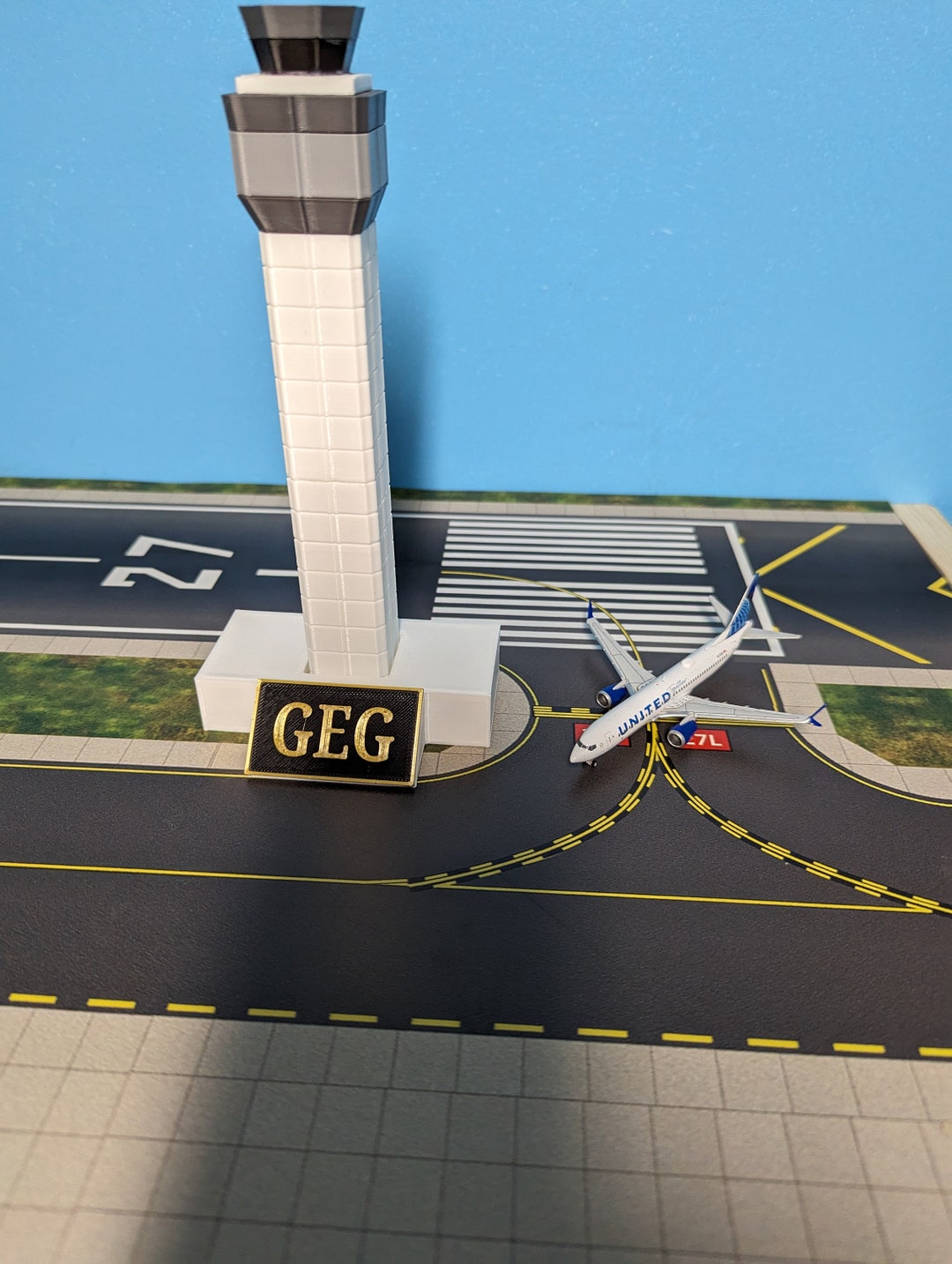 1:400 Scale GEG Air Traffic Control (ATC) Tower - Spokane International ...