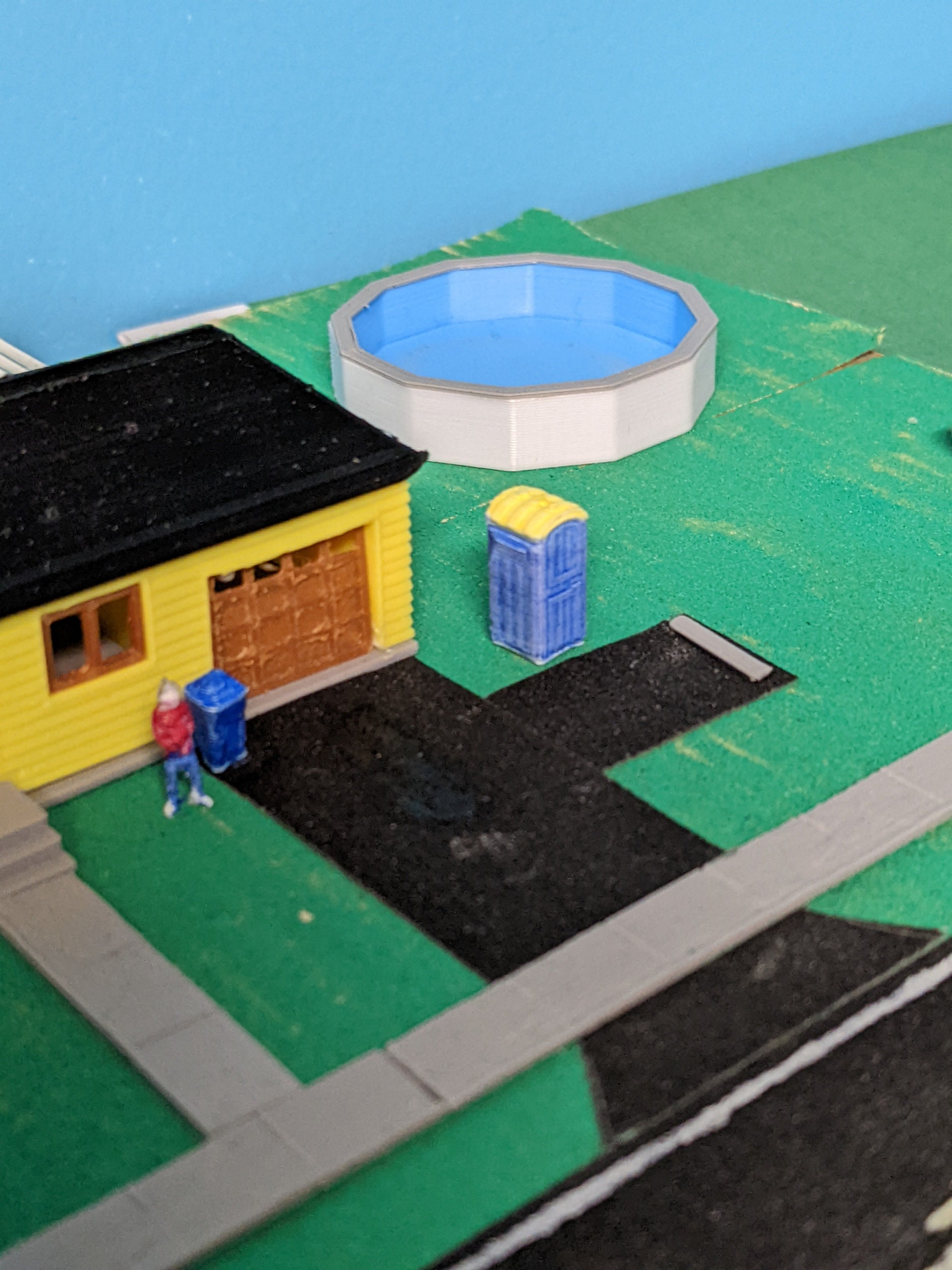 N Scale Porta Potty 3 Pack 3D Printed - Etsy Australia