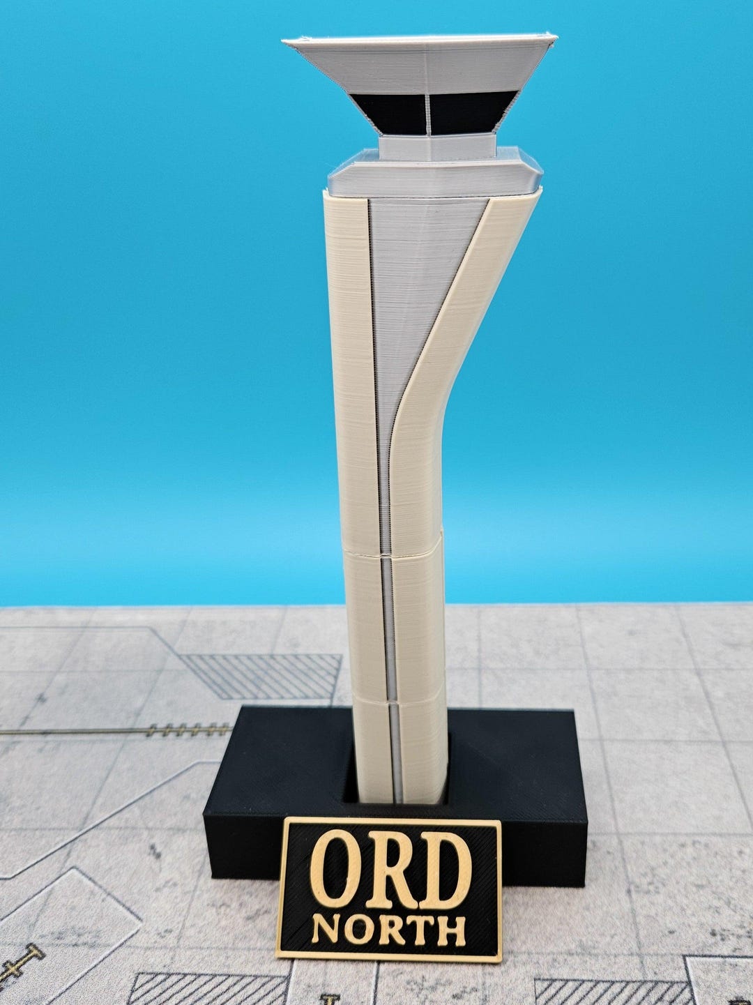 1:400 Ohare North Air Traffic Control Tower (ORD) - Etsy