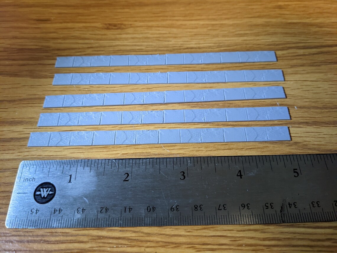 N Scale Textured 48 Sidewalks 3D Printed - Etsy