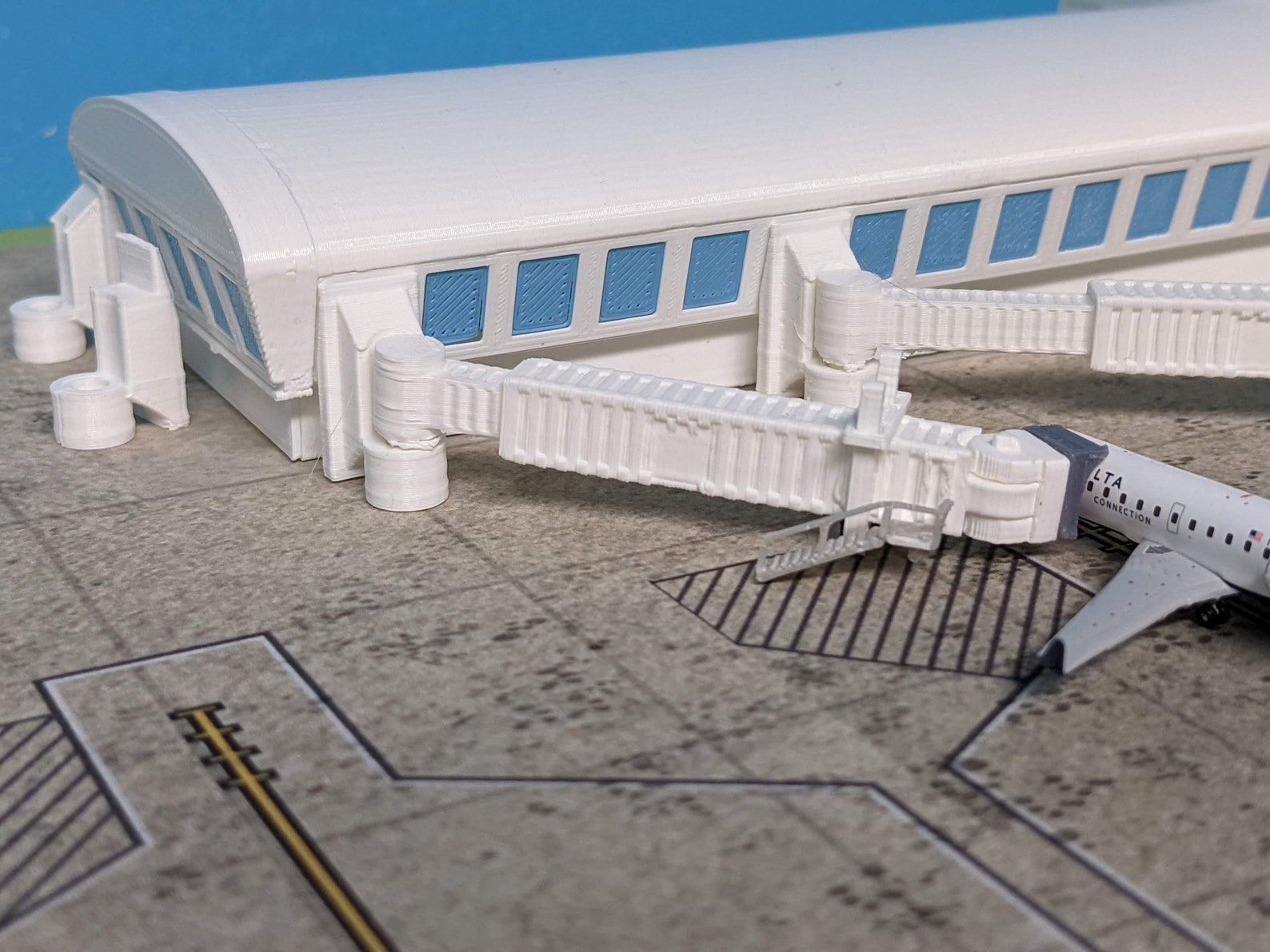1:400 Scale Jetbridge 3d Printed - Etsy