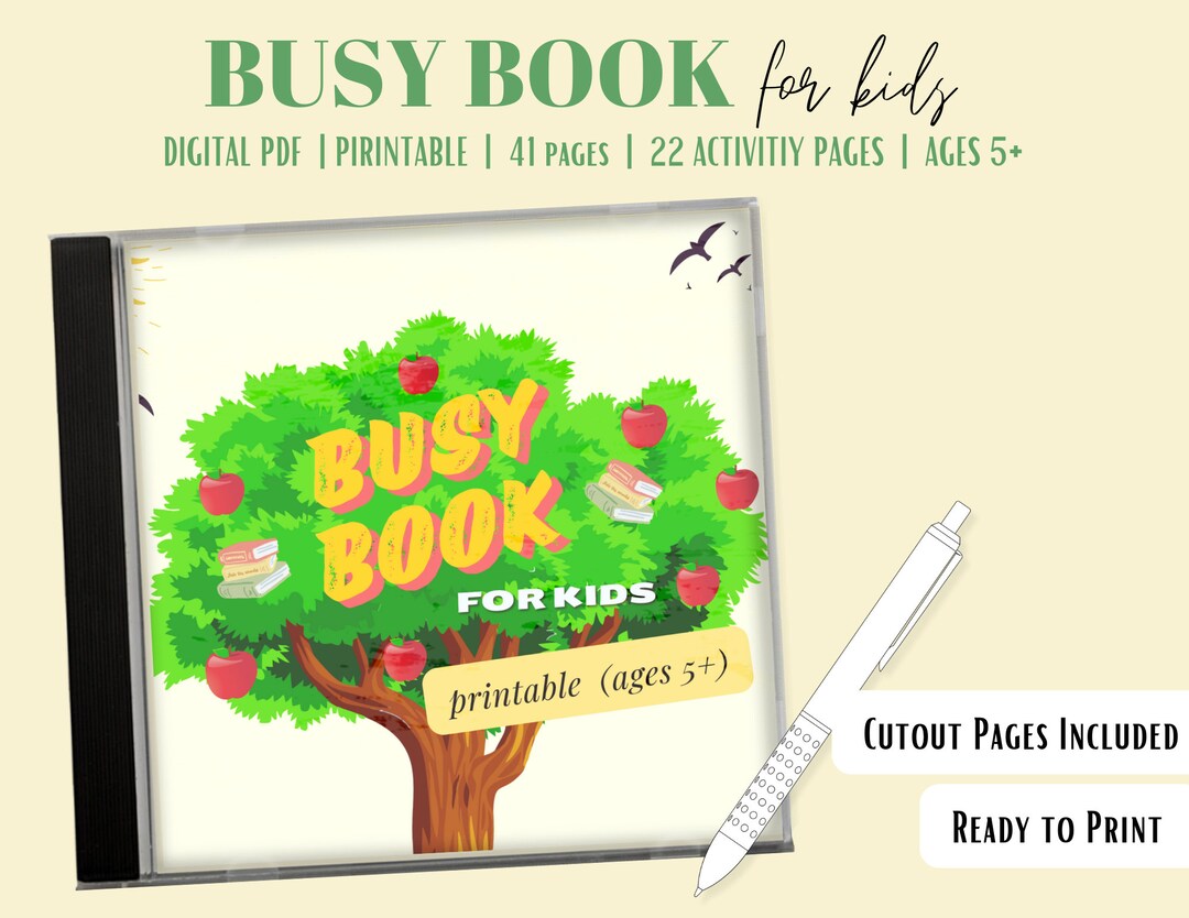Busy Book for Kids, Toddler Activities, Coloring Books for Kids ...