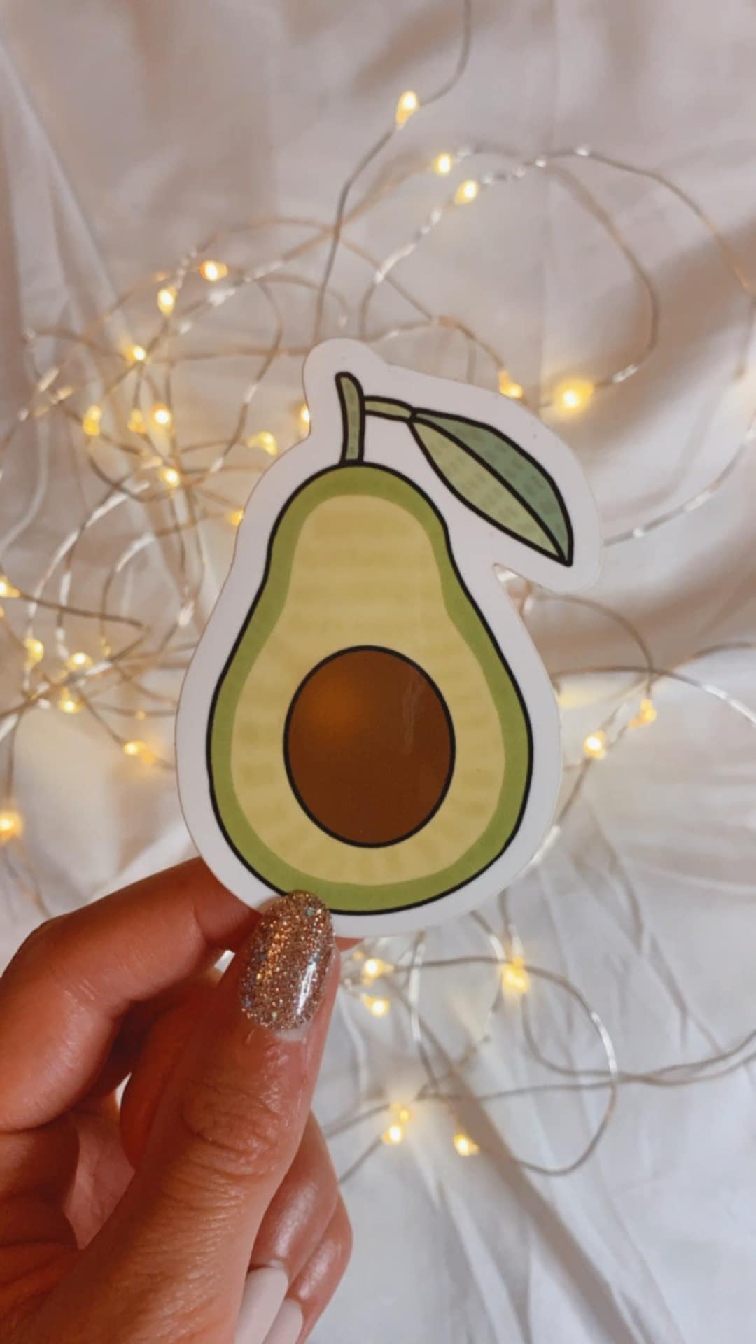 Avocado Sticker- Avocados, Waterproof Sticker, Water Bottle Sticker ...