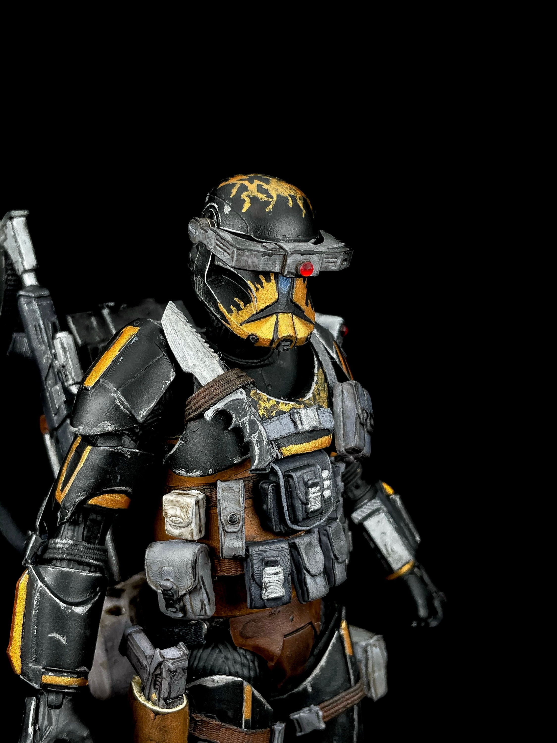 Star Wars Black Series 6 Inch Custom 3D PRINTED Clone Commando | Etsy