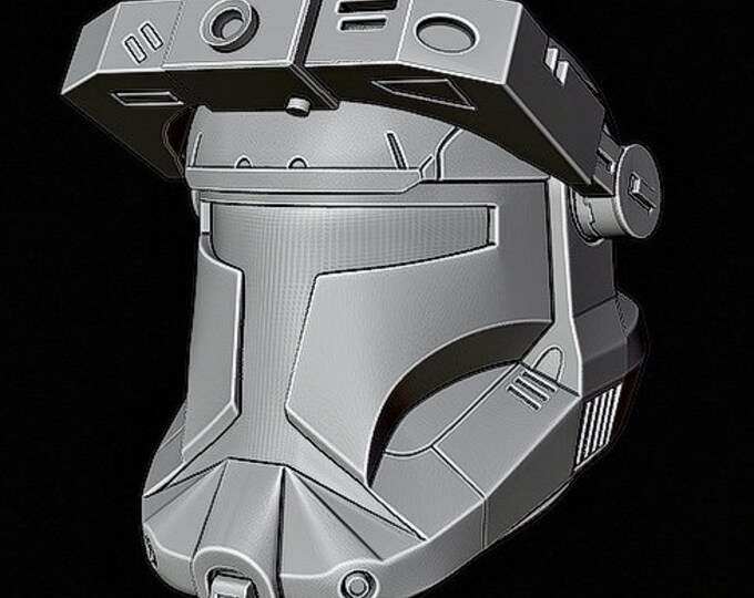 Star Wars Black Series 6 Inch Custom 3D PRINTED Clone Commando Helmet W ...