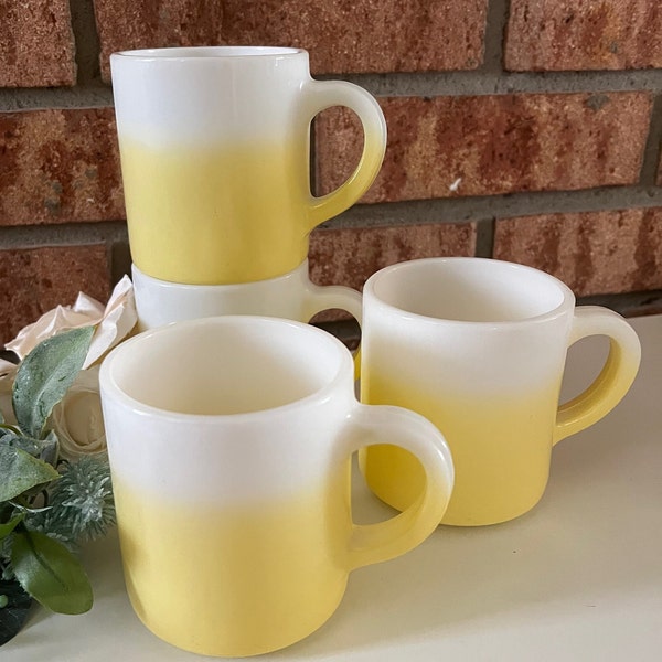 Yellow Milk Glass - Etsy