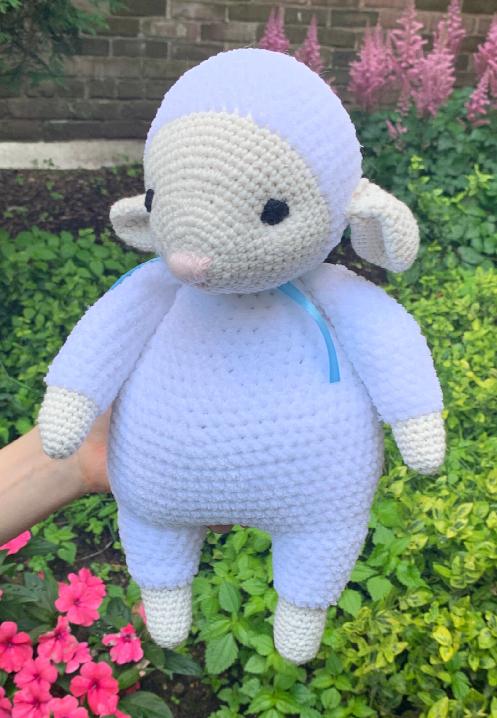 Bo the Little Lamb Crochet Plushie - Etsy