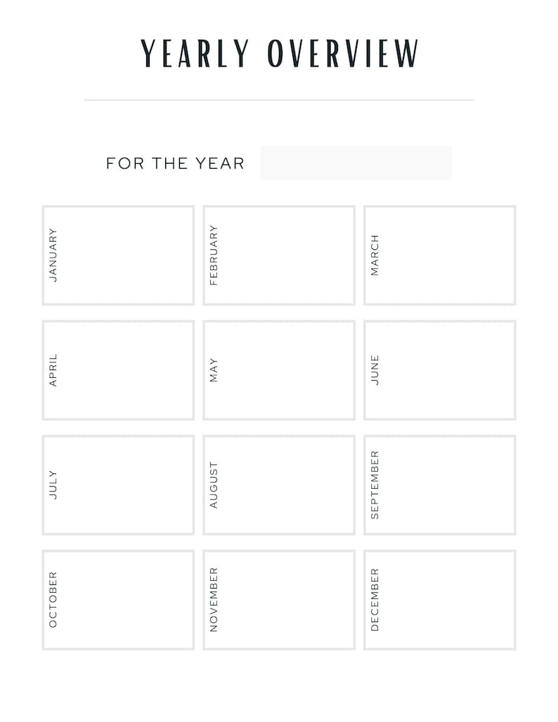 Printable Planner and Organizer Bundle - PDF, Instant Download - Etsy