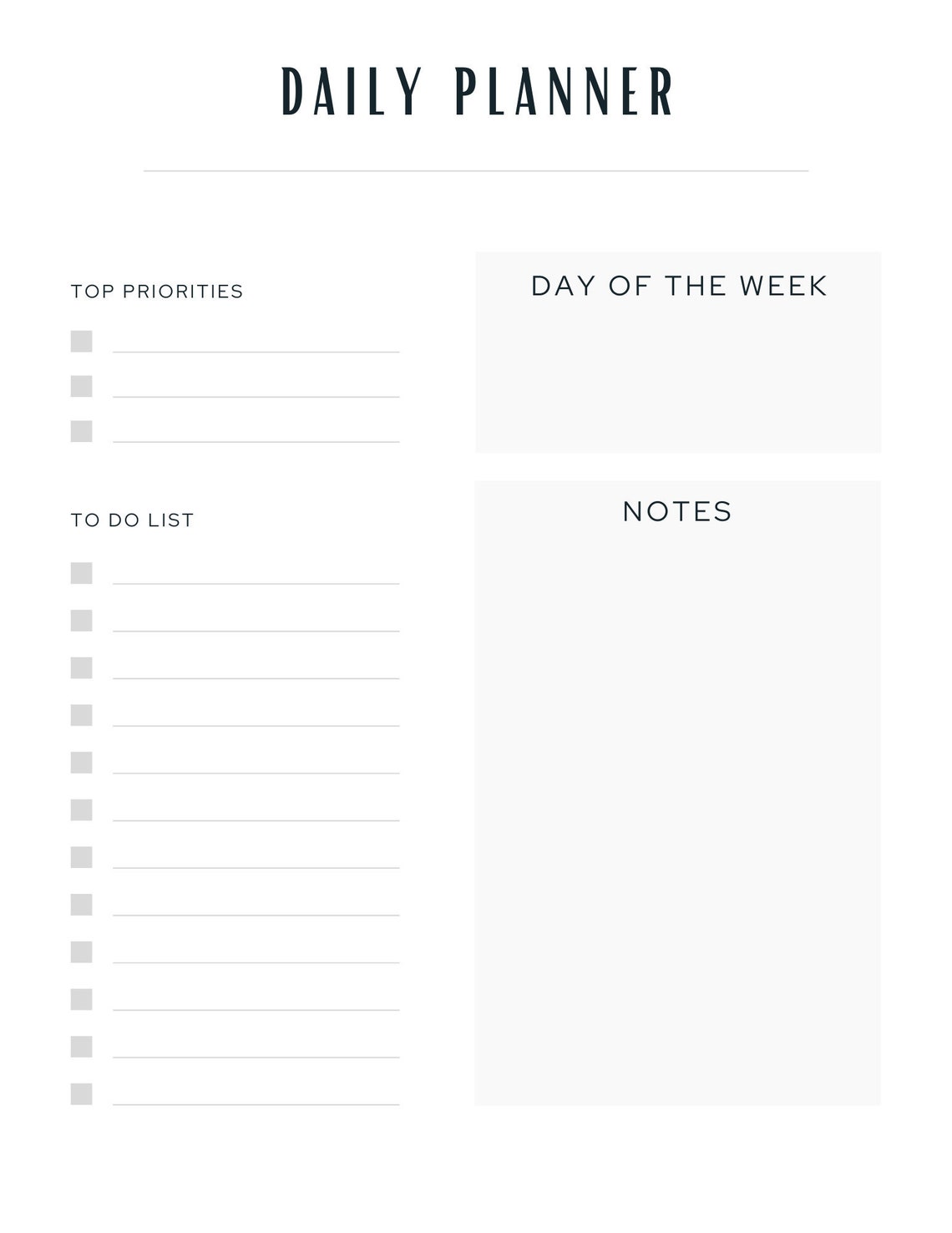 Printable Planner and Organizer Bundle PDF, Instant Download - Etsy