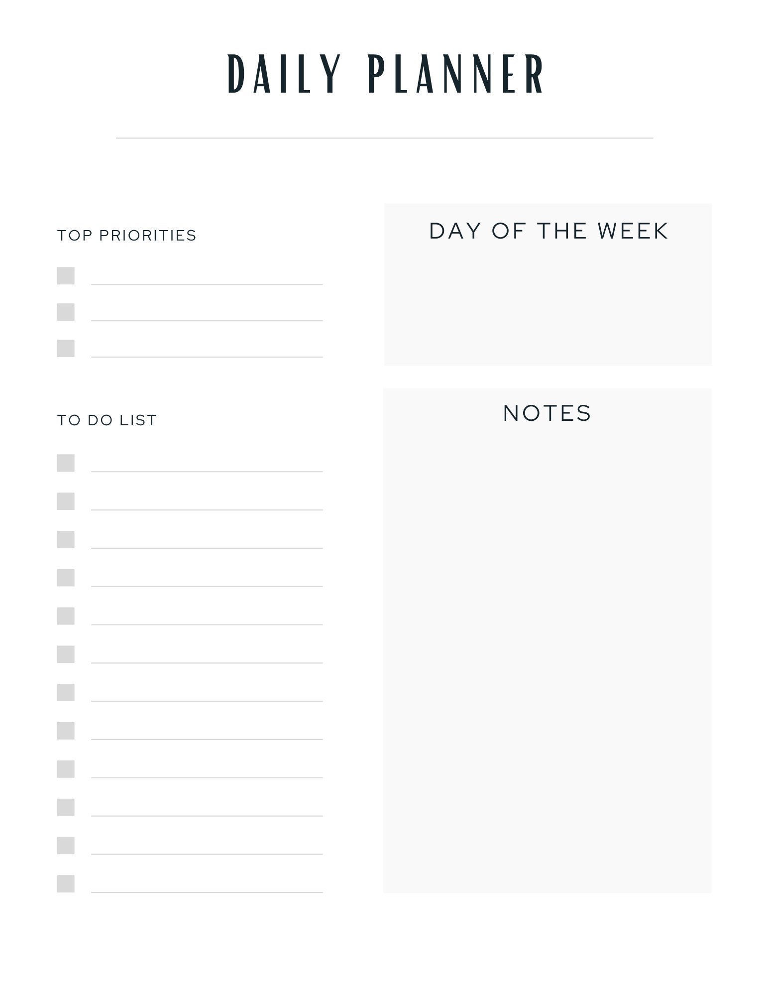 Printable Planner and Organizer Bundle - PDF, Instant Download - Etsy