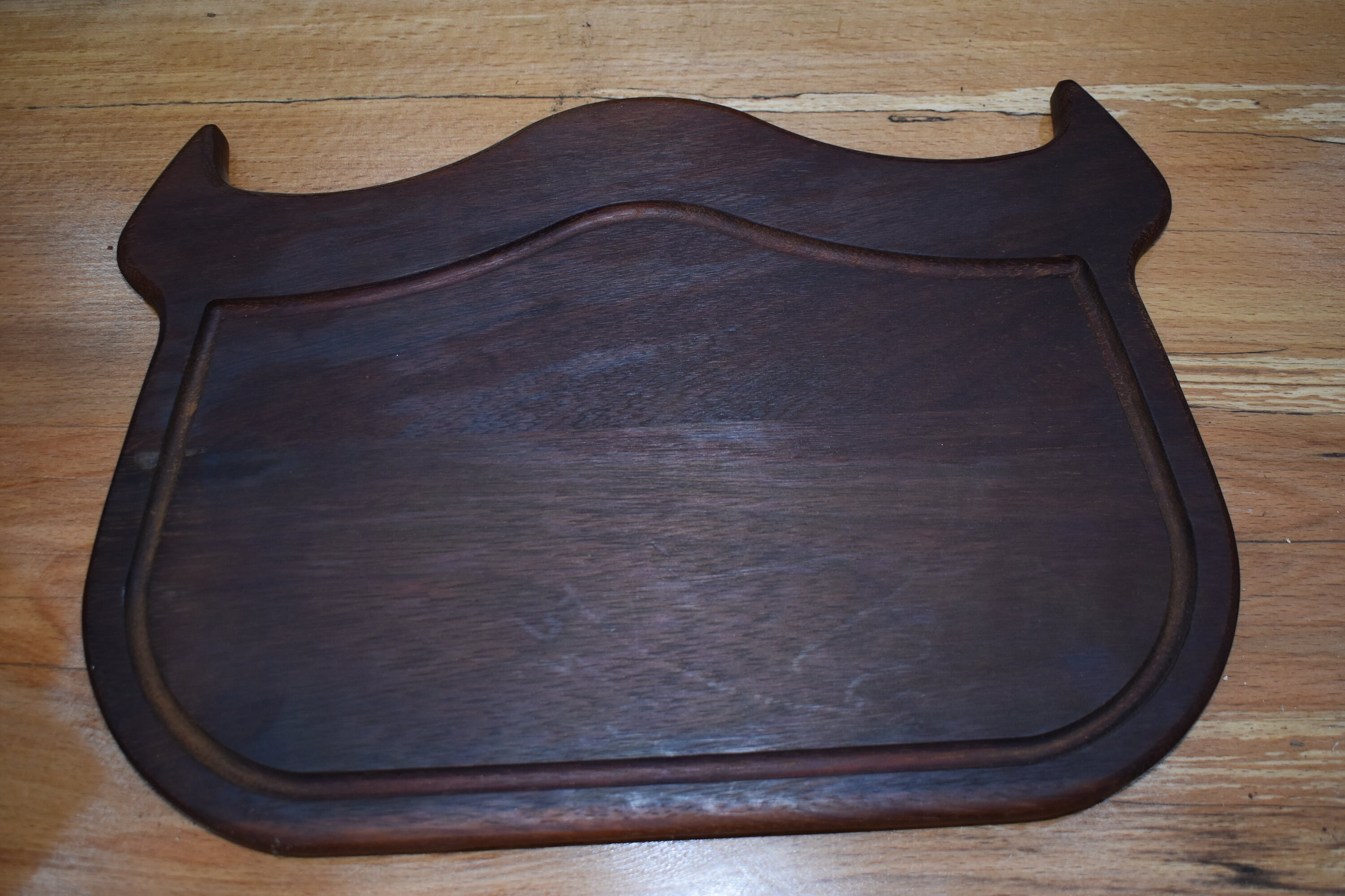 Wooden Steak Board Solid Wood Steak Tray Cutting Board %100 Handmade ...