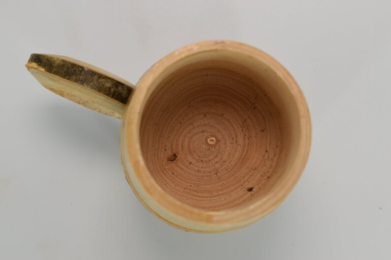 Natural Handmade Wooden Cup With Handle, Eco-friendly Wooden Coffee ...