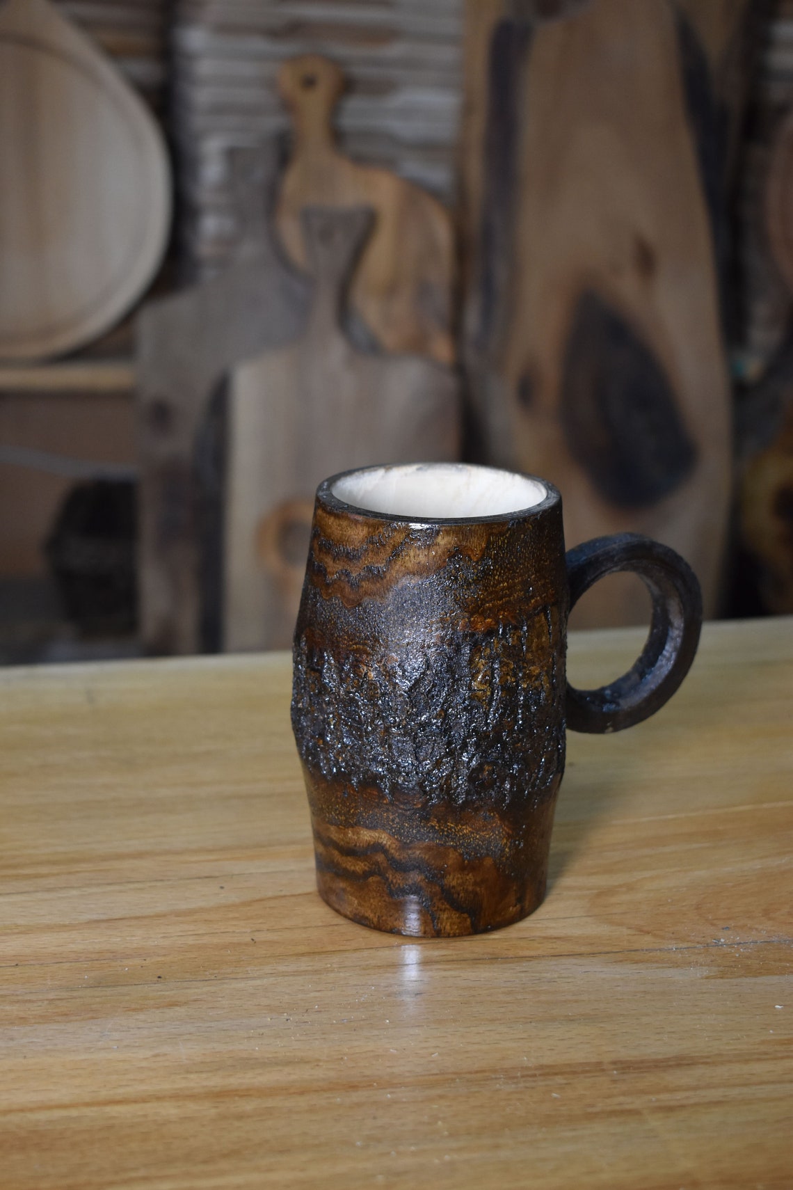 Hand Carved Eco Friendly Wooden Kuksa Mug natural Wood - Etsy