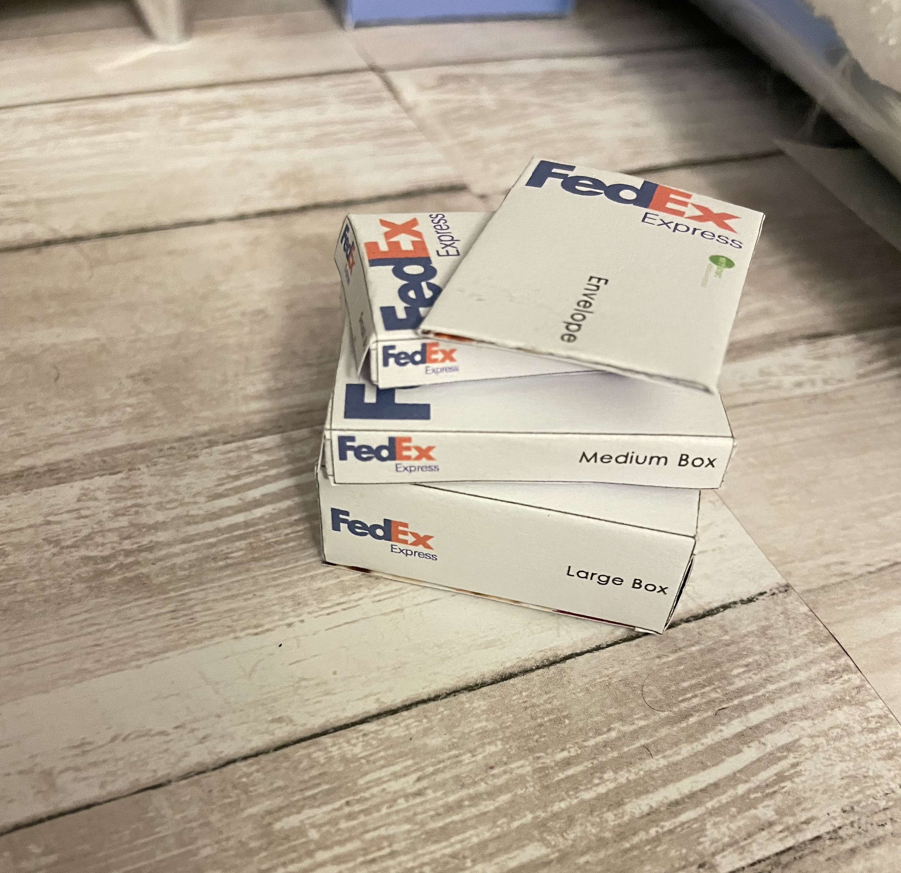 Miniature Fedex Boxes - Etsy