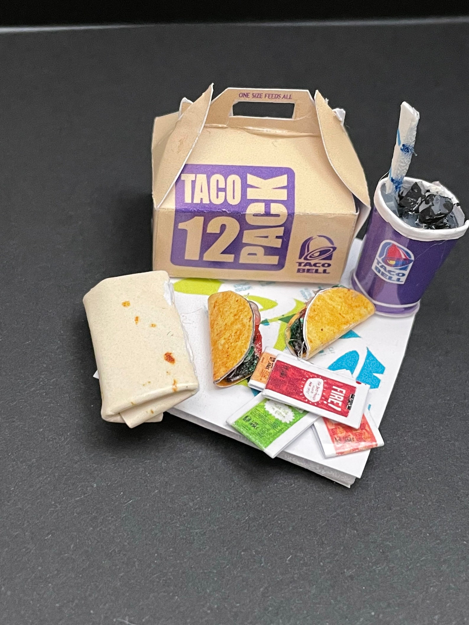 Miniature Taco Bell Meal - Etsy UK