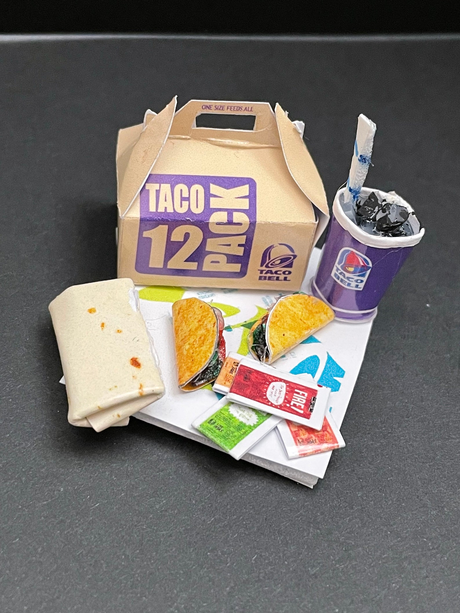 Miniature Taco Bell Meal - Etsy