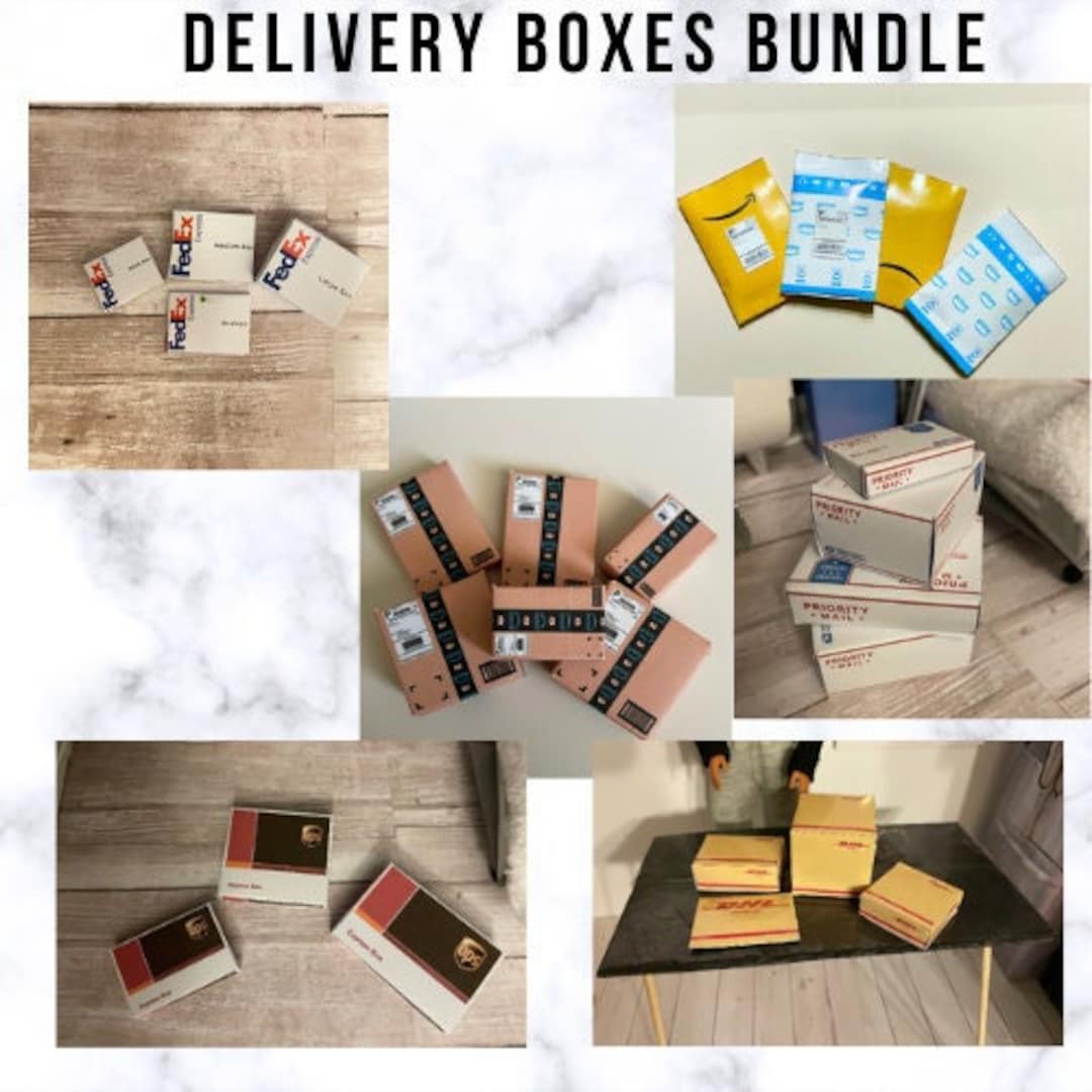 Miniature Delivery Box Bundle - Etsy
