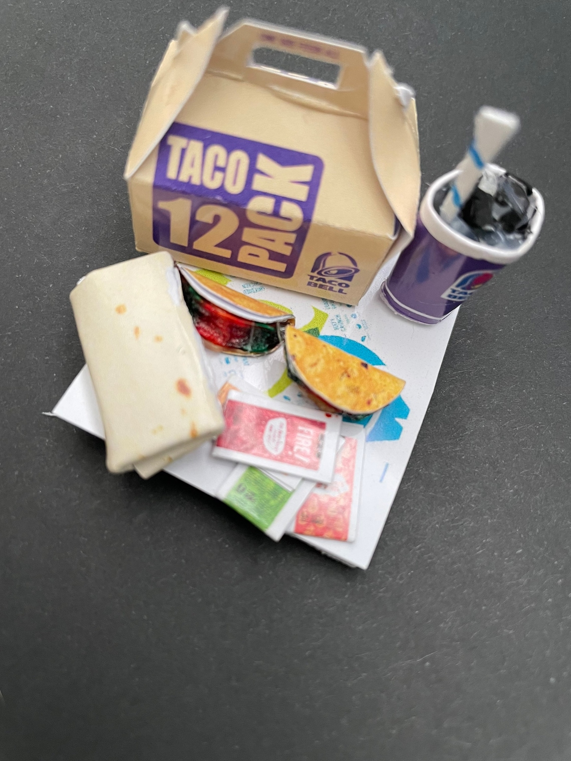 Miniature Taco Bell Meal | Etsy