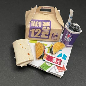 Miniature Taco Bell Meal - Etsy