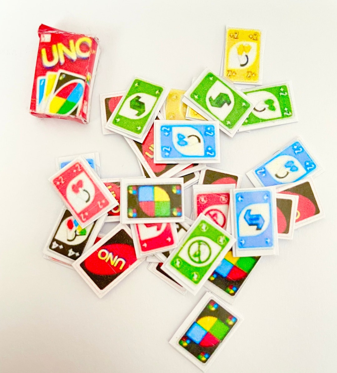 Miniature Uno Cards - Etsy