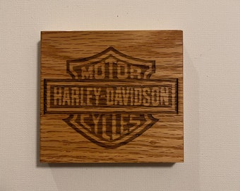 Harley Davidson Coaster - Etsy