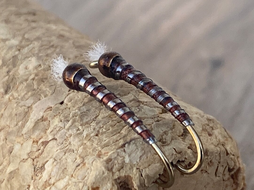 Mocha Brown Static Bag Chironomids Set of 2 - Etsy