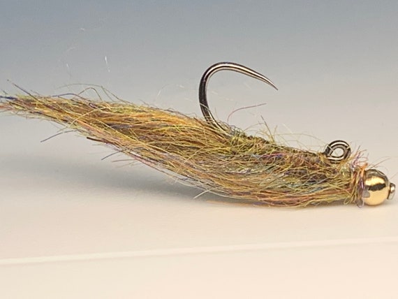 Olive Blend Balanced Leech Flies Set of 3 - Etsy