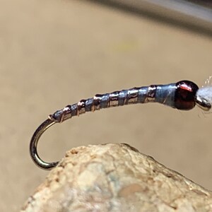 Blue Dun and Bronze Set of 2 Chironomids - Etsy