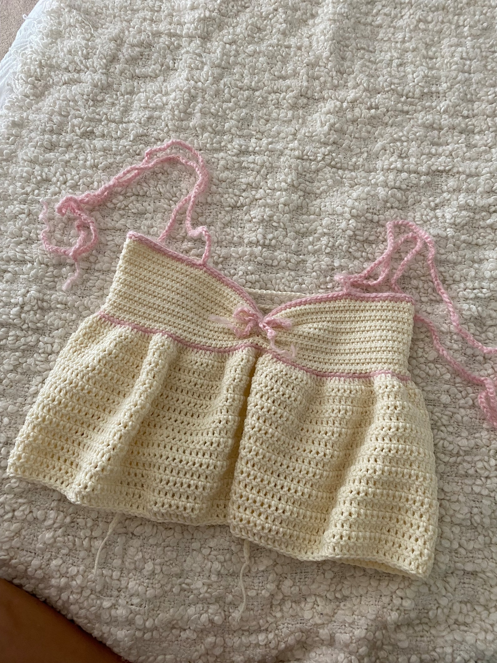 Crochet Baby Doll Ruffle Top PATTERN - Etsy
