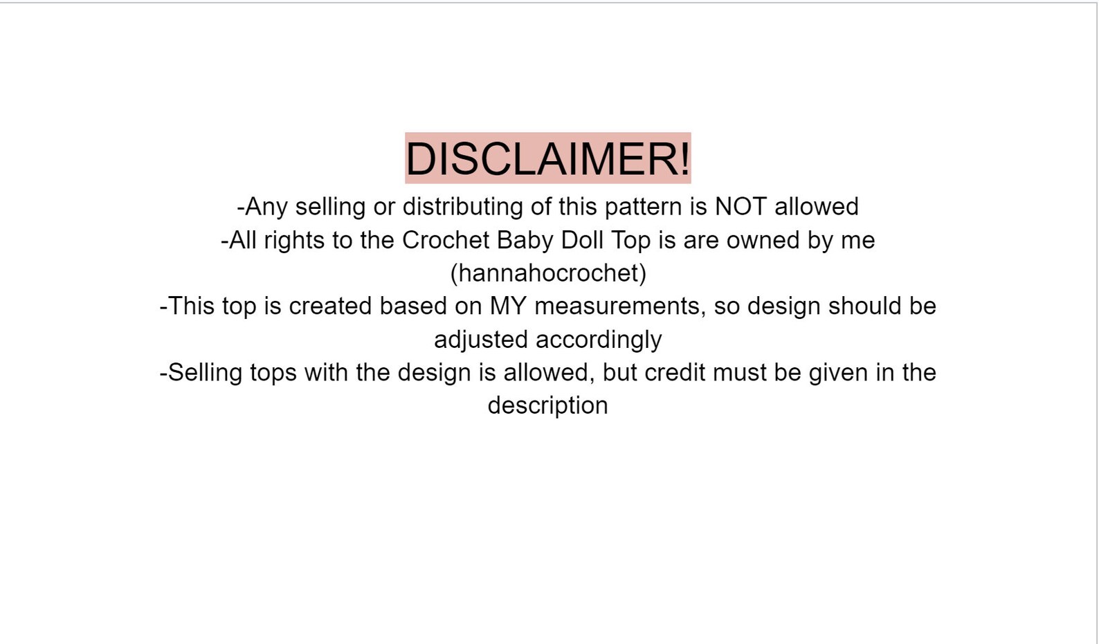 Crochet Baby Doll Ruffle Top PATTERN - Etsy