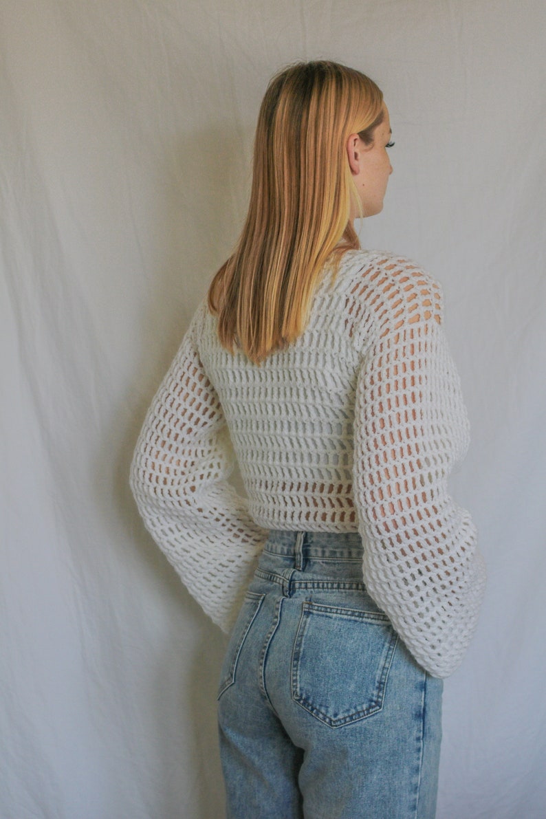 Handmade Crochet Cardigan - Etsy