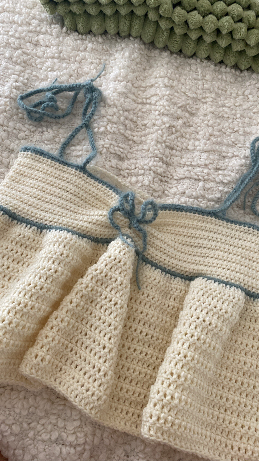 Crochet Baby Doll Ruffle Top PATTERN - Etsy