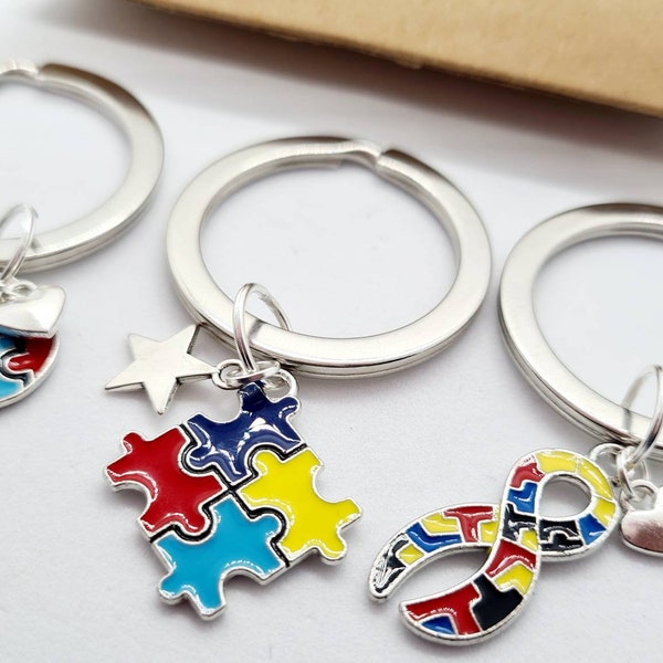 Autism Key Chain - Etsy