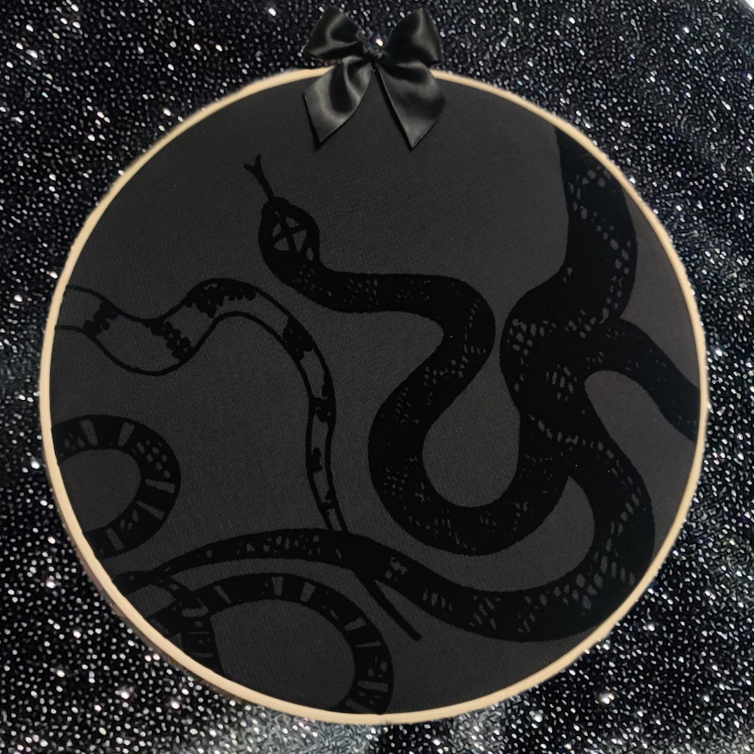 Large Pin Hoops Snakes - Etsy