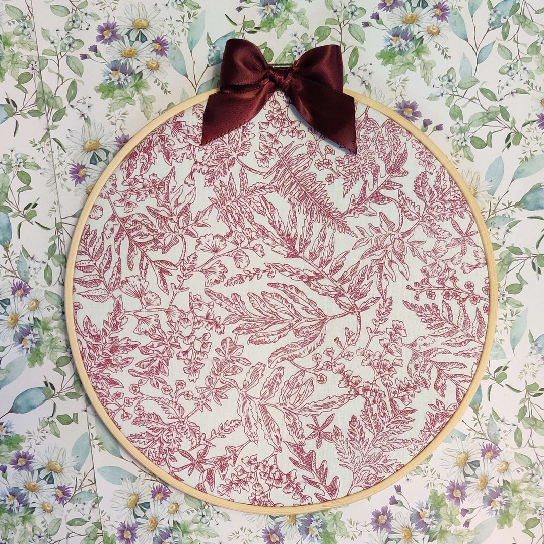 Large Pin Hoops Vintage Red - Etsy