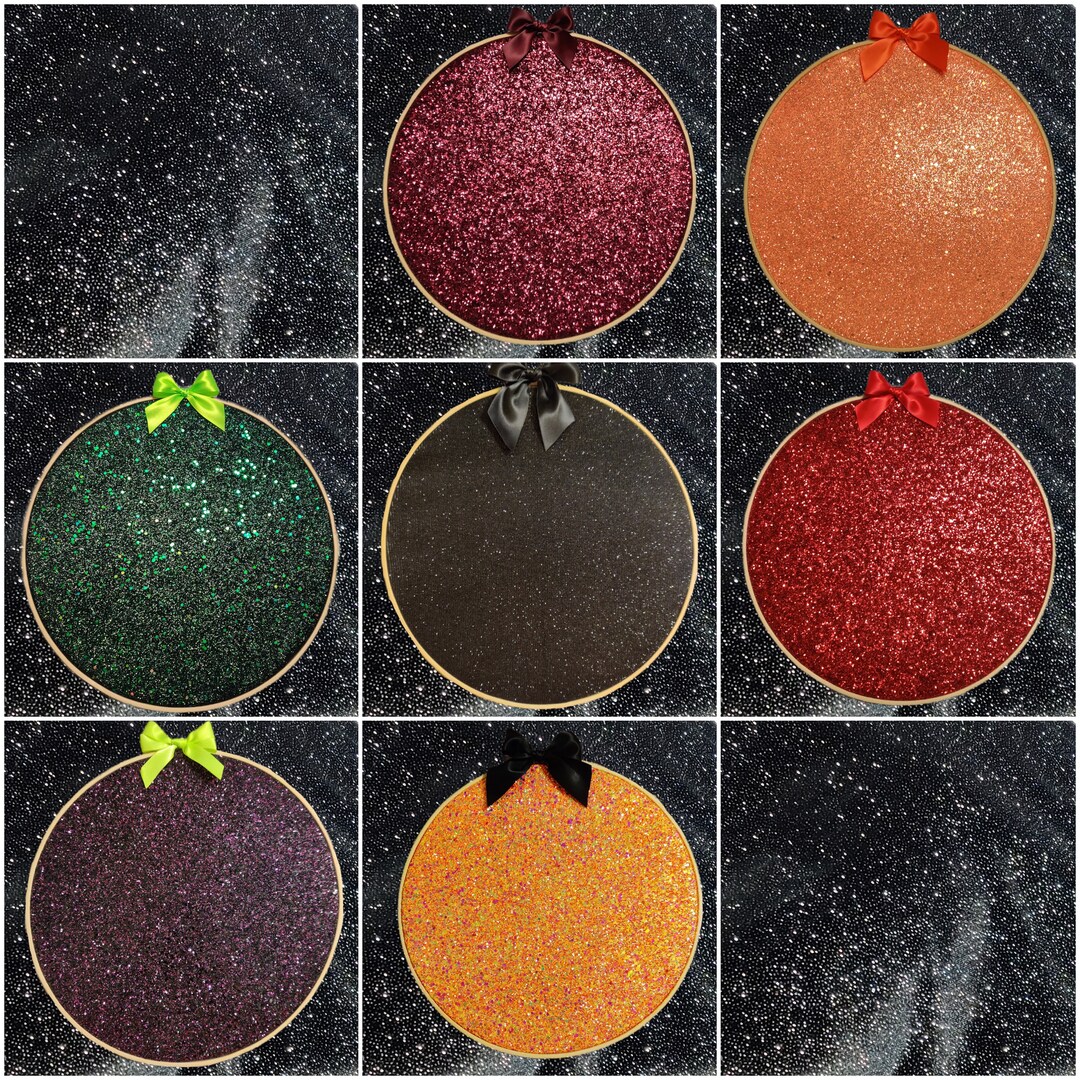 Glitter Enamel Pin Hoops - Spooky Solids - Etsy