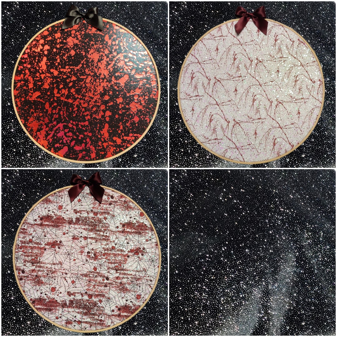 Large Pins Hoops Blood Splatter - Etsy